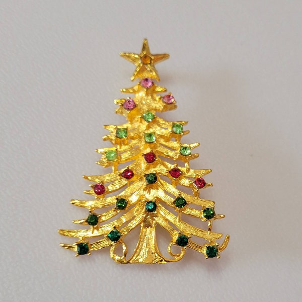 Christmas Tree Brooch - Etsy