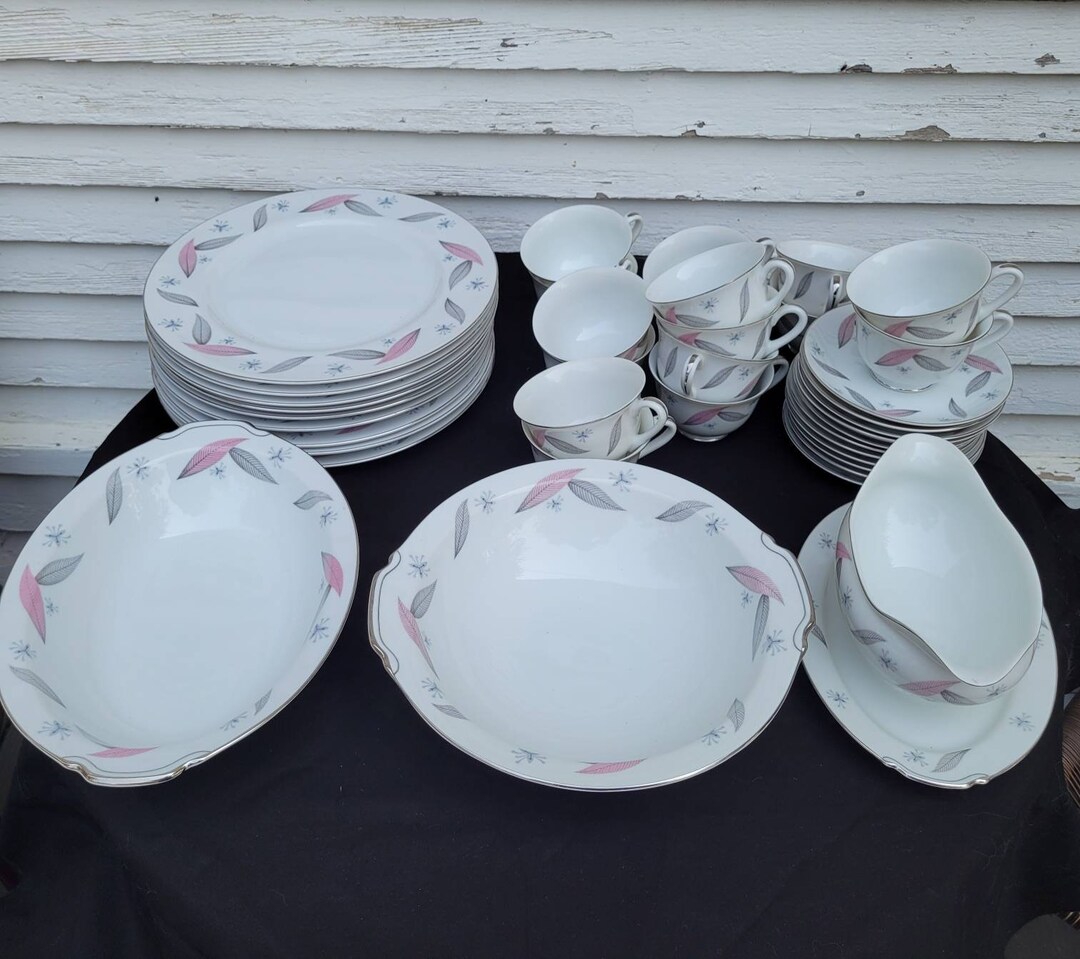 Serenade by Narumi Dinnerware, Serving Pieces-choice-mid Century Pink ...