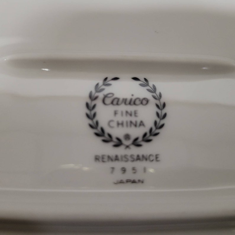 Vintage Carico Renaissance Butter Dish-made in Japan-excellent ...