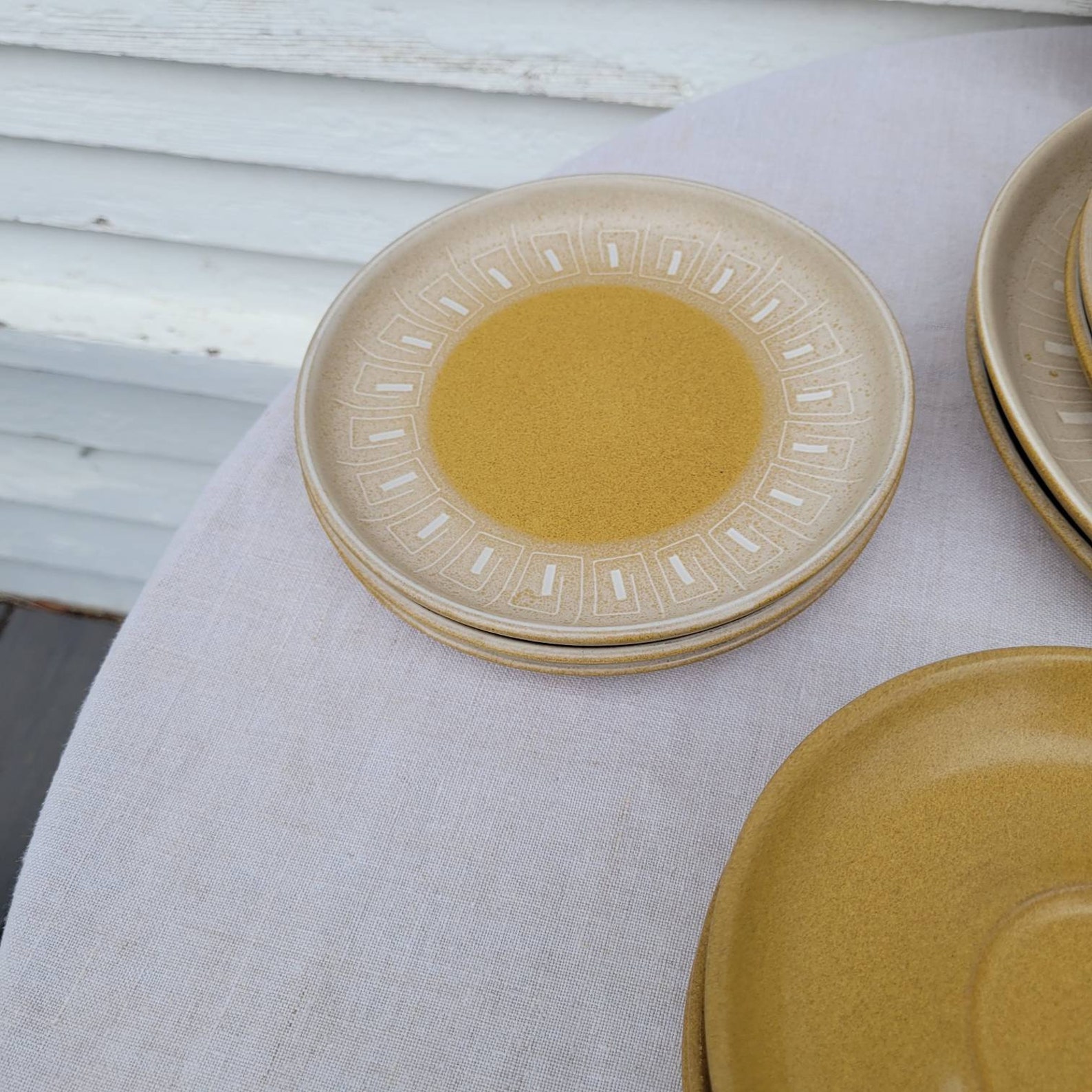 Denby England ODE Pattern Dinnerware-geometric Design-pieces Sold ...