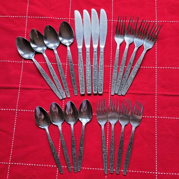 Korea Flatware Stainless Rose - Etsy