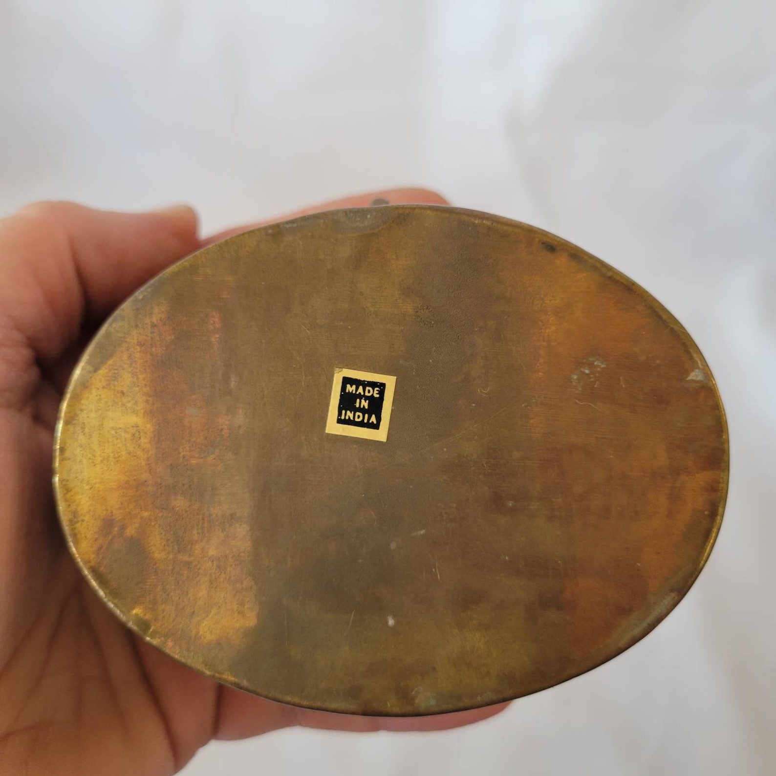 Vintage Brass Hinged Pierced Cricket Box 1970's Made in - Etsy