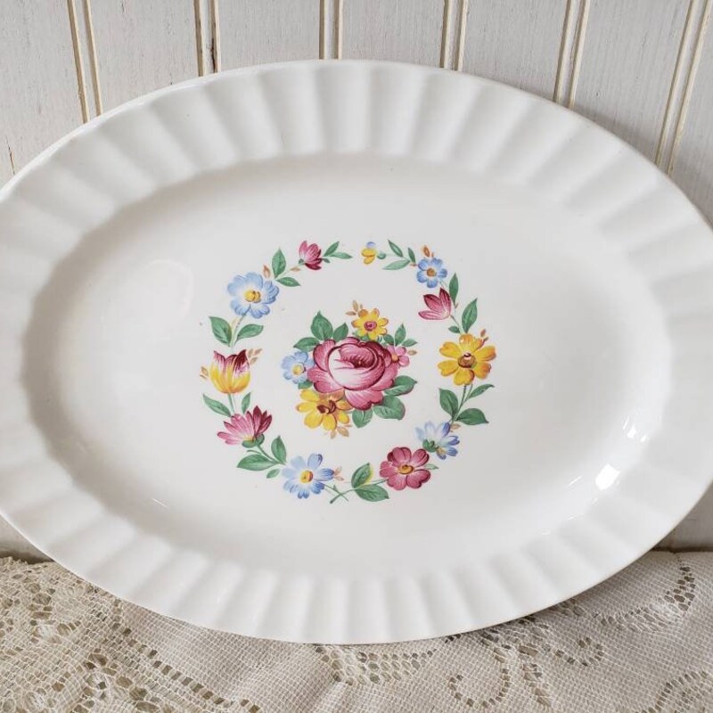 Edwin M Knowles Platter - Etsy