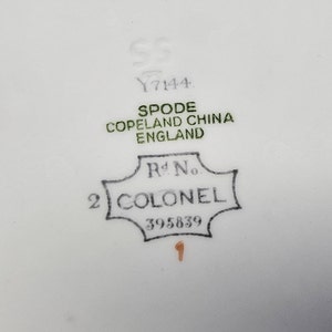 Spode Colonel Gray Chop Plate-round Platter-vintage Circa 1960's Bone ...