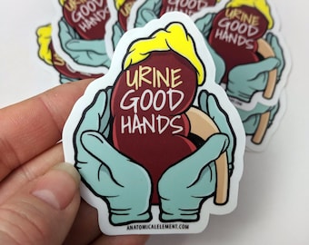 Urine Sticker - Etsy