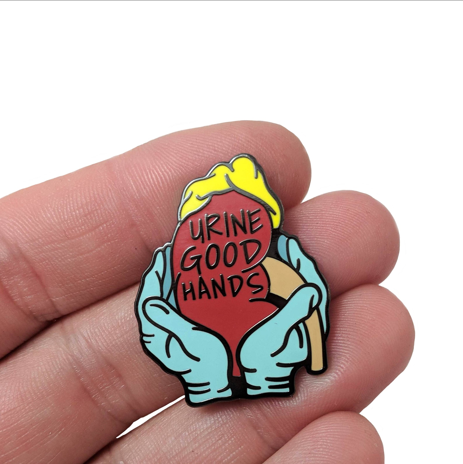 SALE: Urine Good Hands Anatomical Kidney Enamel Pin - Etsy