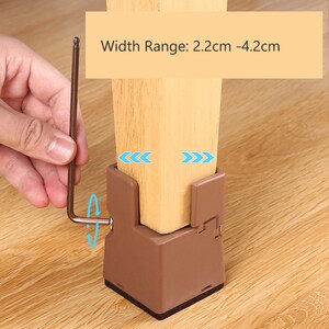 Furniture Adjustable Legs Raiser Table Chair Leg Heightening - Etsy