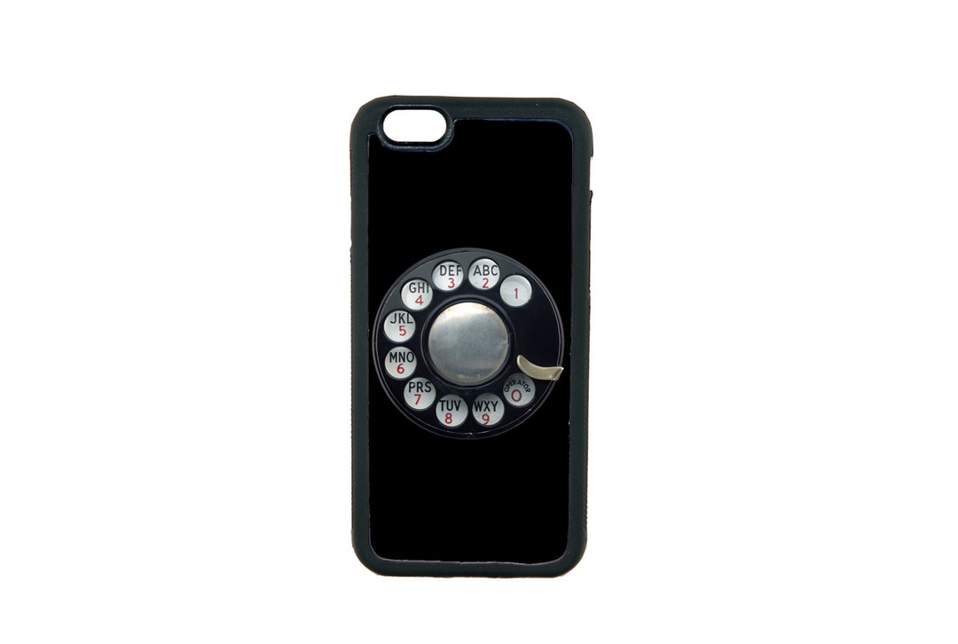 OLD PAYPHONE DIAL Phone up Black Vintage Apple iPhone 15 14 13 12 11 ...