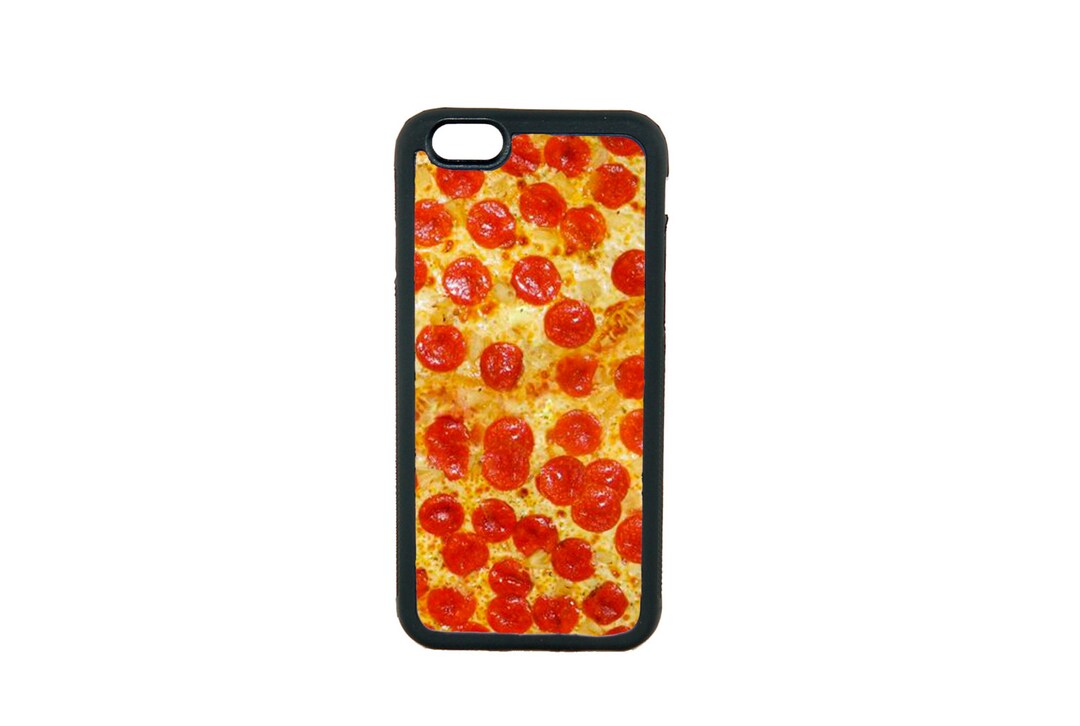 PIZZA PEPPERONI SLICE Food Funny Snacks Apple iPhone 15 14 13 12 11 ...