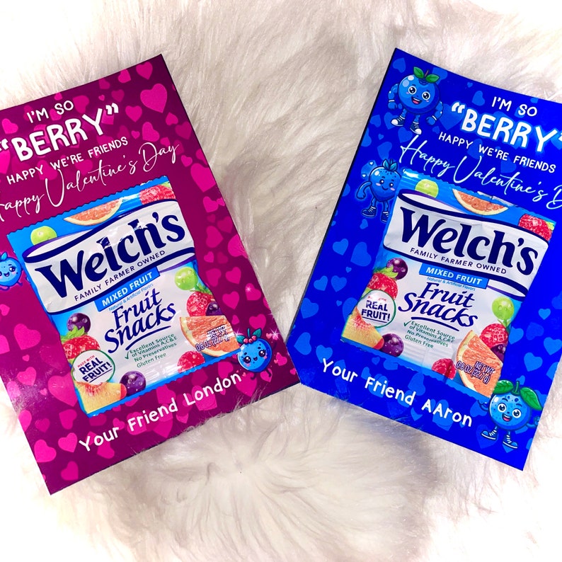 Fruit Snacks Valentine's Day Printable | Vday Printable | Berry Happy ...