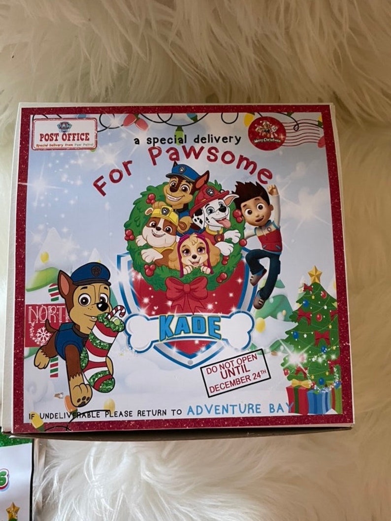 Pawsome Crew Box Label Template FOR CANVA USERS! ***you Print Labels ...