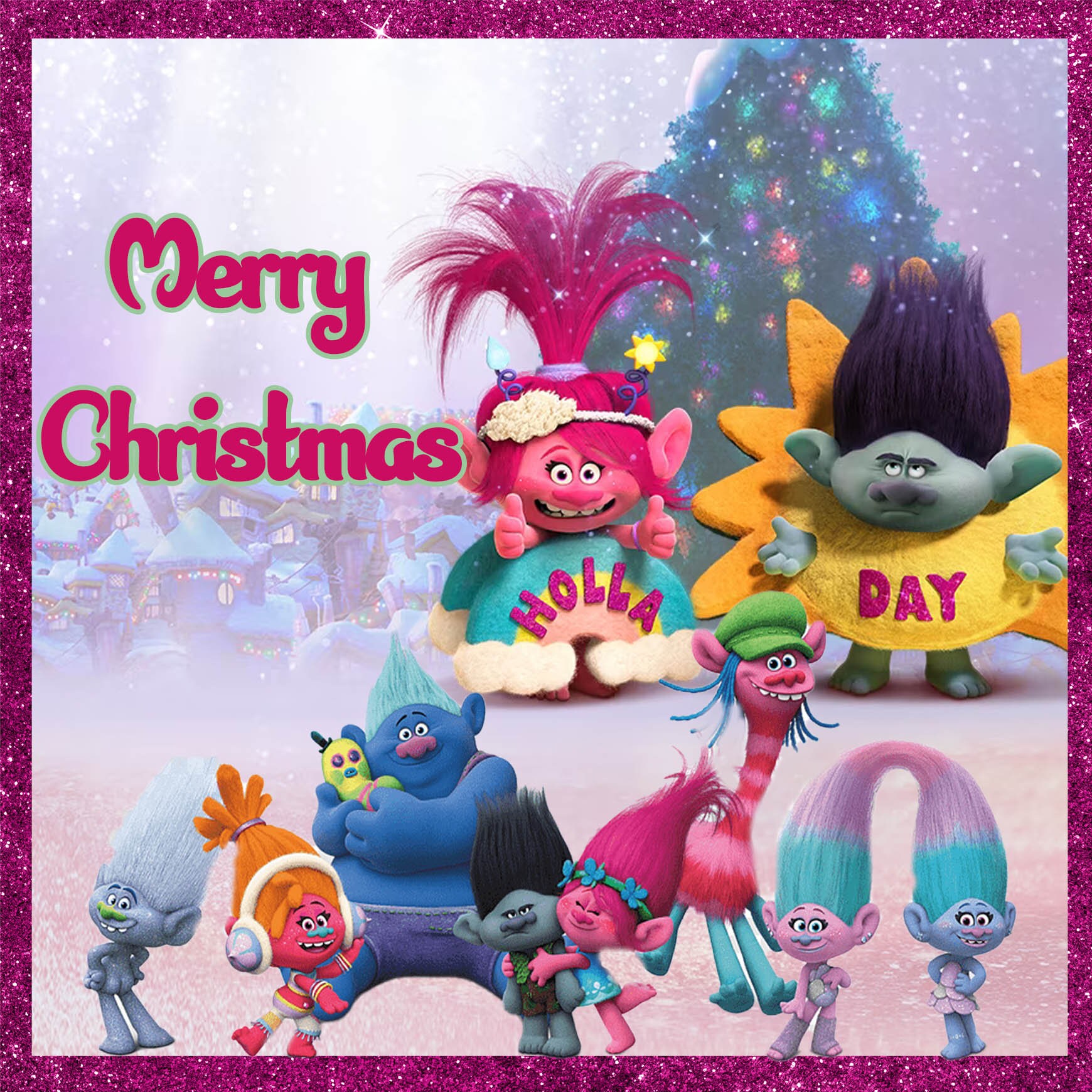 Christmas Box Label Template FOR CANVA USERS! Free Bonus Favor ...