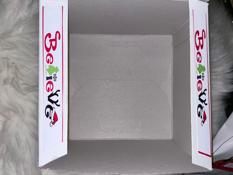 Grinchmas Christmas Box Label Template for Canva (you Print) - Etsy