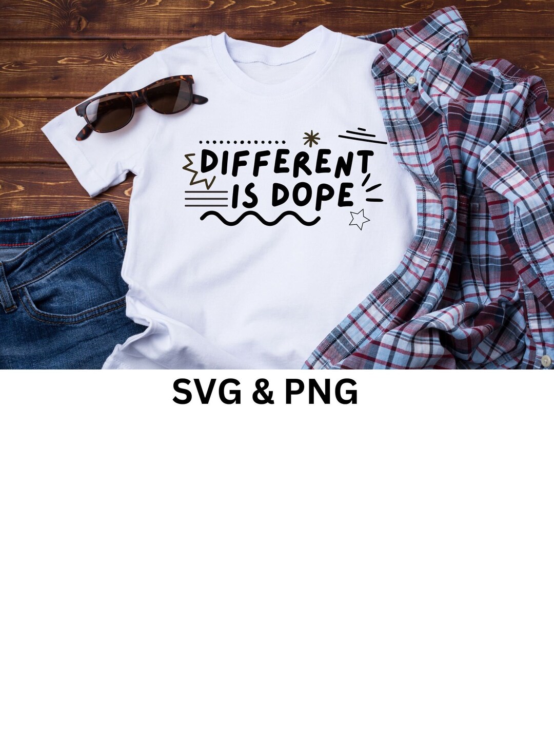 Different is Dope SVG & PNG - Etsy