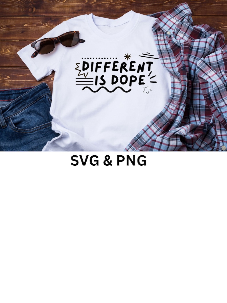 Different is Dope SVG & PNG - Etsy