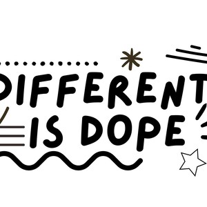 Different is Dope SVG & PNG - Etsy