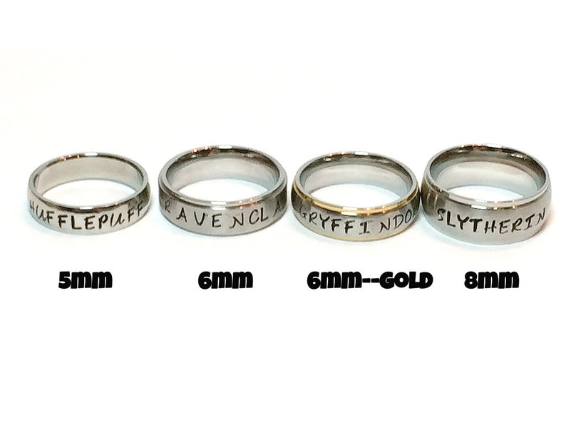 Personalized Metal Stamped Stainless Steel Ring - Etsy