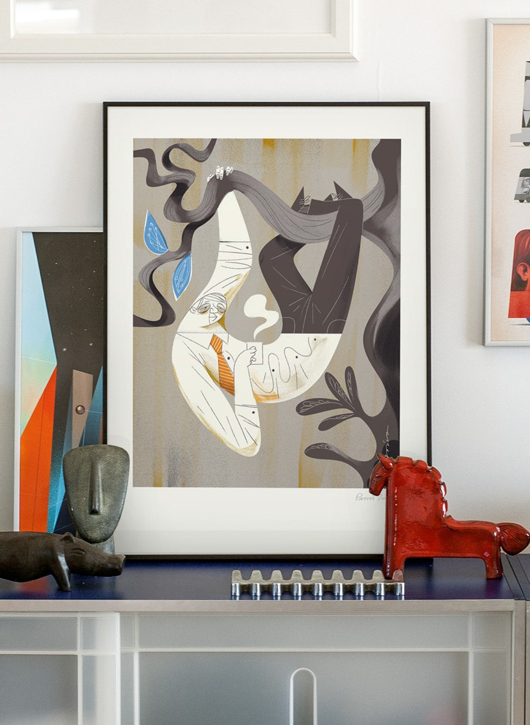 Your Inner Animal - Original Illustration/poster Print - Etsy