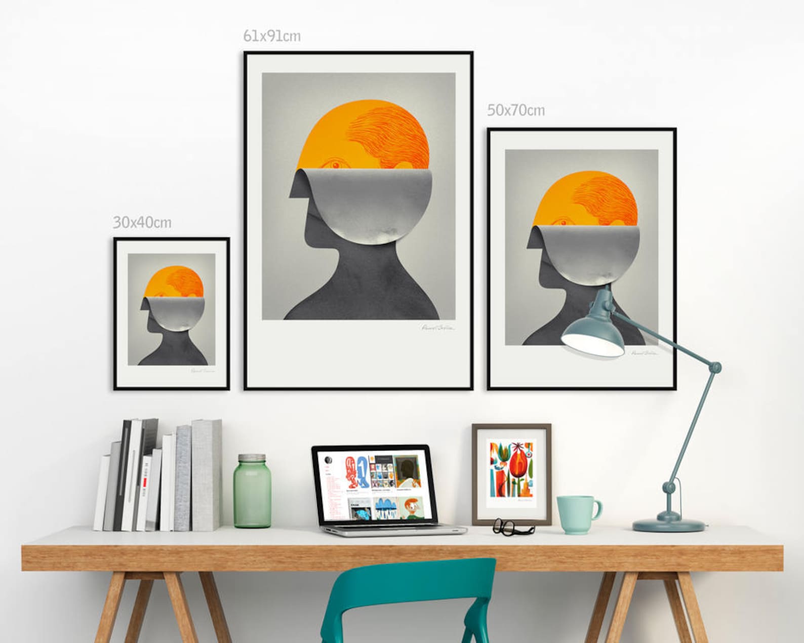 Memory Game original illustration print | Etsy