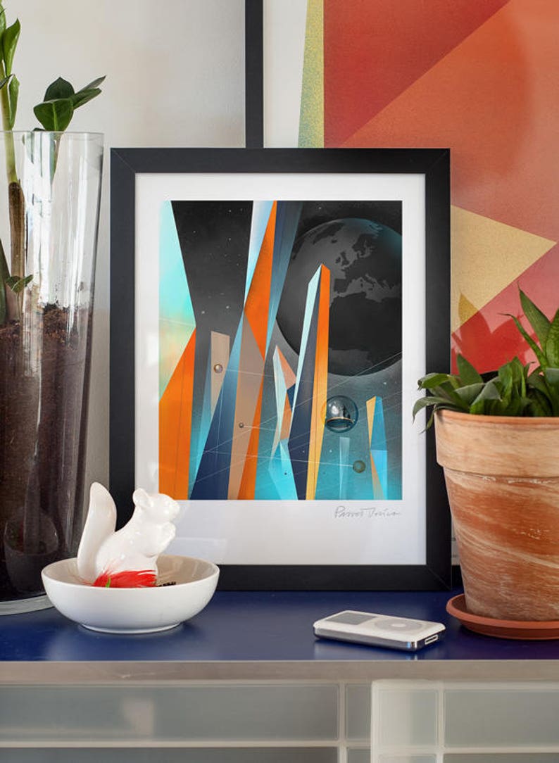 Earth 2.0 Original Illustration Print - Etsy