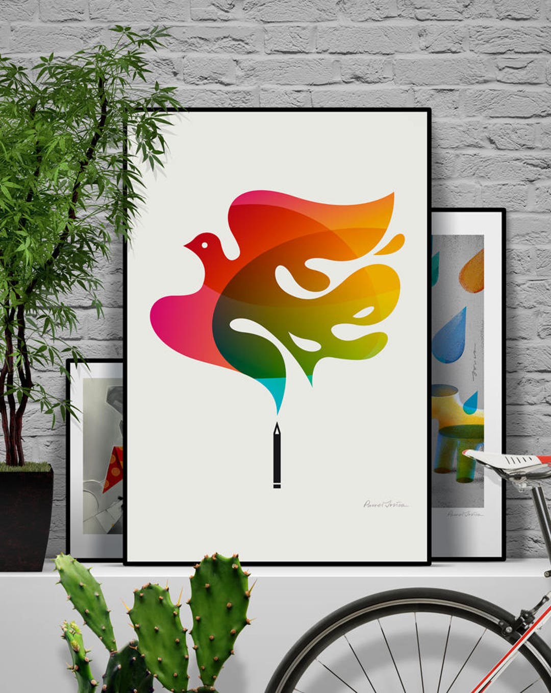 Colors 002 - Original Illustration/poster Print - Etsy