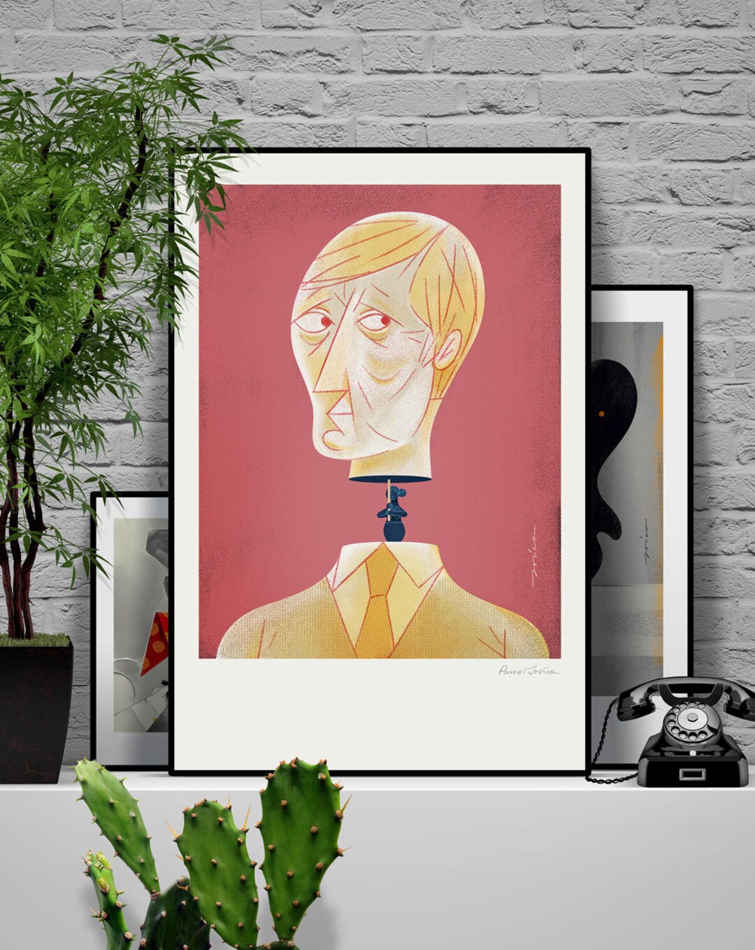 Men - Original Illustration/poster Print - Etsy