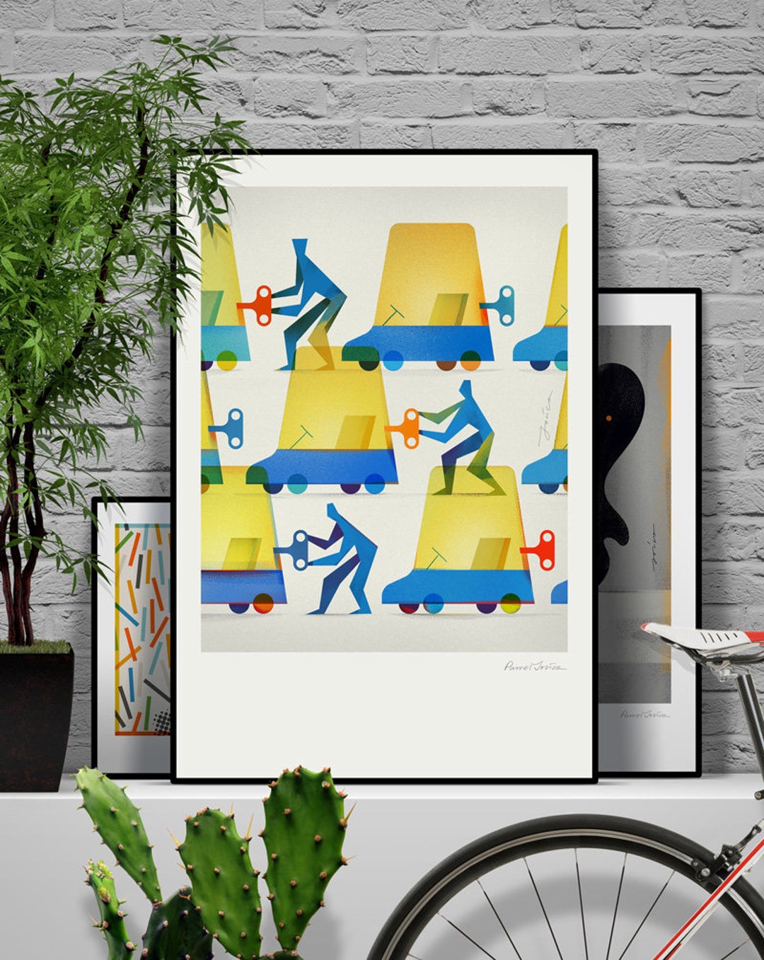 Teamwork - Original Illustration/poster Print - Etsy