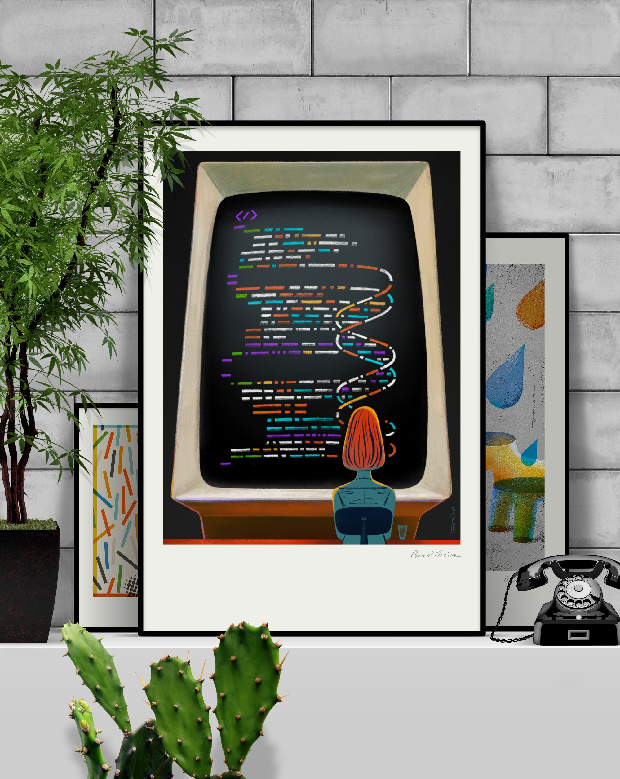Decoding DNA - Original Illustration/poster Print - Etsy