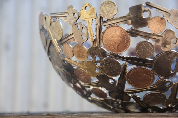 Home Décor Key Dish Coin Home & Living Baskets & Bowls etna.com.pe