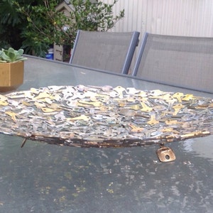 Key Platter, 47 Cm Diameter, Metal Plate, Metal Sculpture Ornament ...