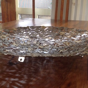 Key Platter, 47 Cm Diameter, Metal Plate, Metal Sculpture Ornament ...