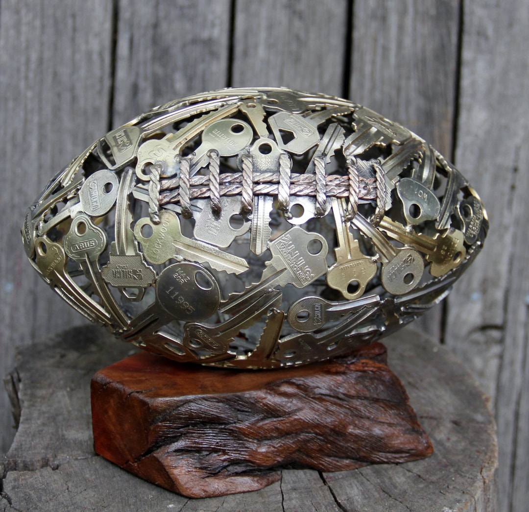 Small NFL American Football Key Sculpture, Metal Sculpture Ornament - Etsy
