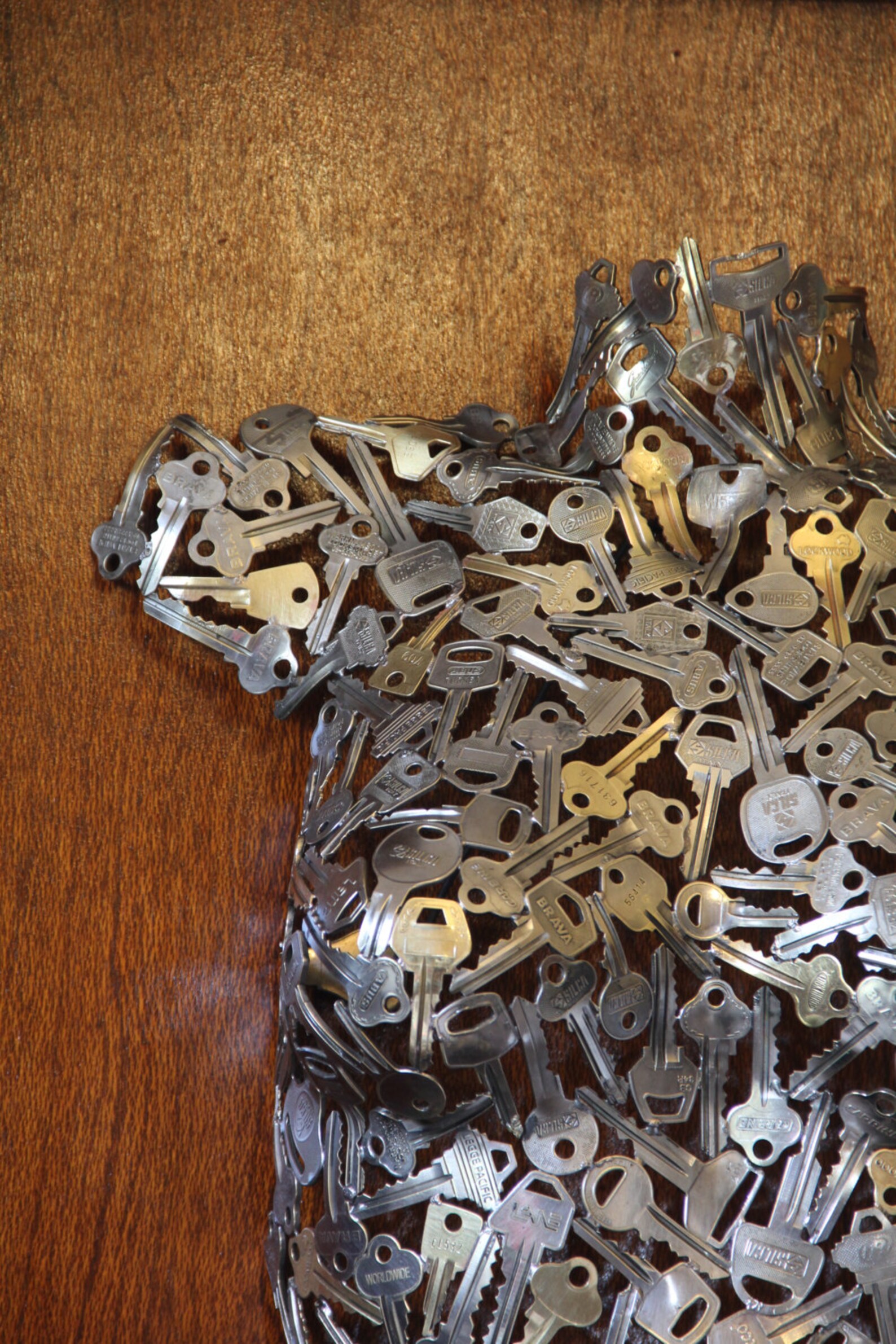 Female Key Torso, Metal Sculpture, Metal Wall Art, Ornament - Etsy