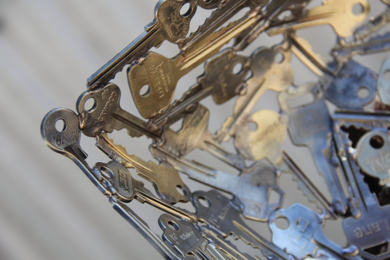 Square 25 Cm Key Bowl Metal Bowl Metal Sculpture Ornament - Etsy