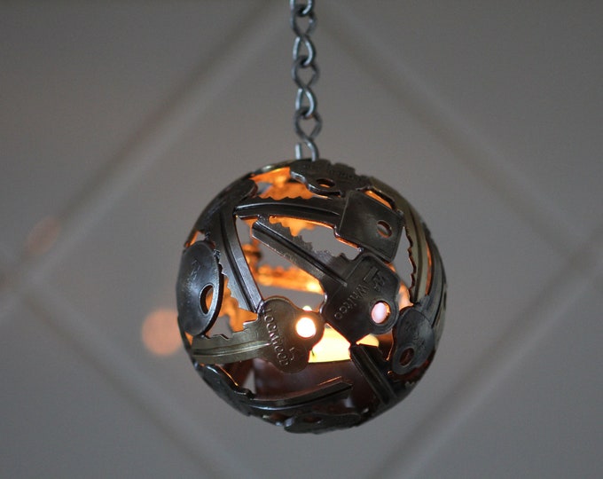 Mini Key Ball Tea Light, 8.5 Cm, Key Sphere, Metal Sculpture Ornament ...