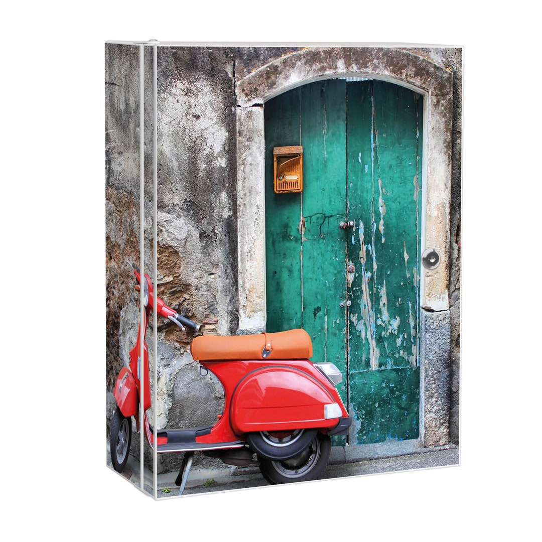 Special Edition Italian Scooter Laser Engraved Premium Bamboo Toilet ...