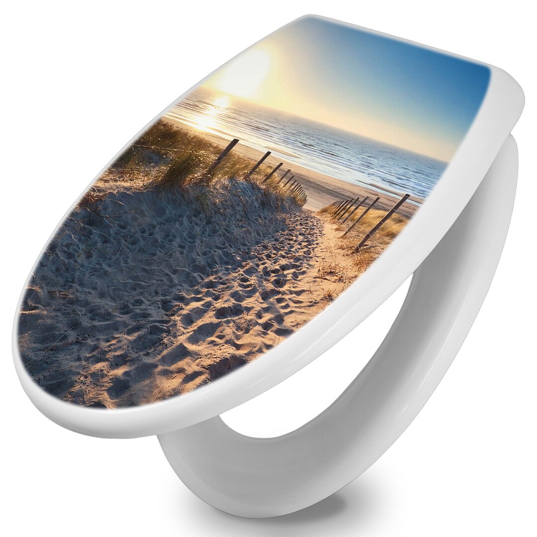 Family Toilet Seat With Soft-close Mechanism NORDSEESTRAND Motif - Etsy UK