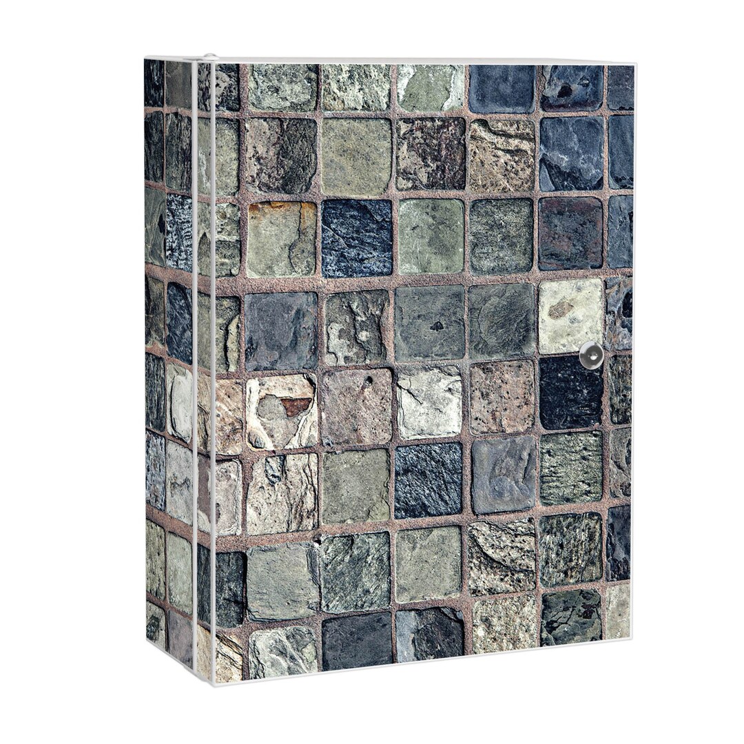 Special Edition Stone Tiles Laser Engraved Premium Bamboo Toilet Seat ...