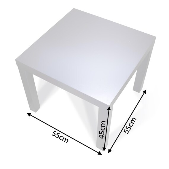 Glass Plate Suitable for IKEA LACK Table 55 X 55 Cm Motif Black Deluxe Etsy
