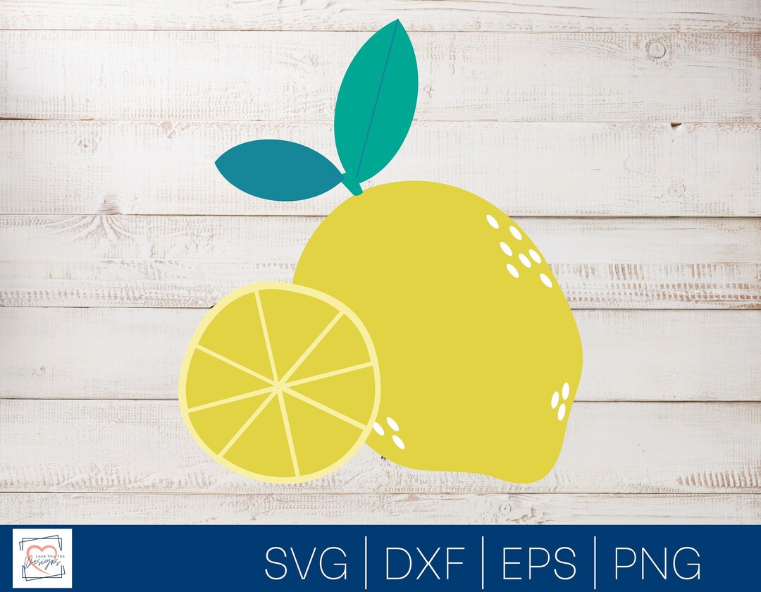 Lemon, Lemon Slice, Lemonade, Svg, Dxf, Eps, Png, Cricut, Silhouette - Etsy
