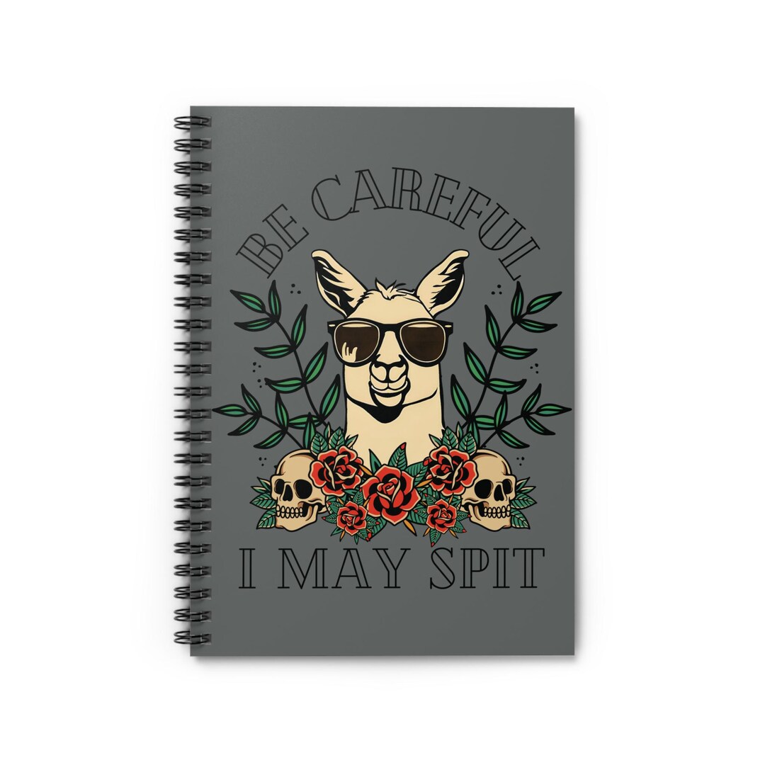Llama Spiral Notebook Ruled Line, Journal, Sketchbook, Diary, Notebook ...