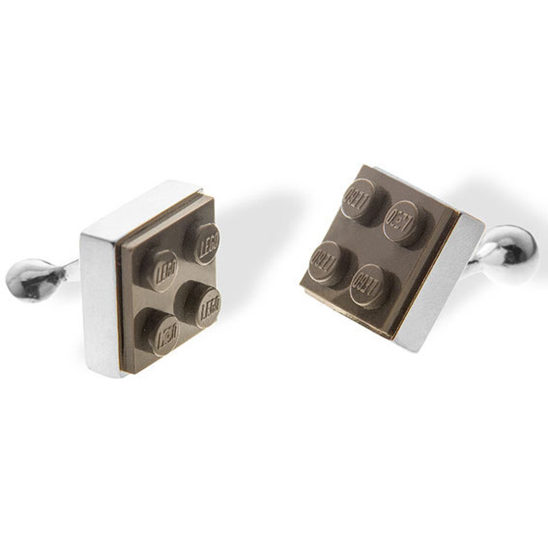 Handmade Sterling Silver Lego Cufflinks - Etsy