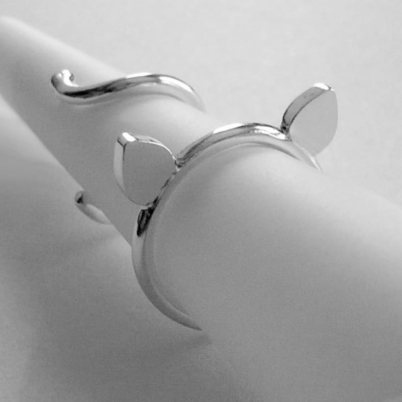 Cat Ear Ring - Etsy