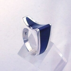 Handmade Sterling Silver Ring and Different Colors Resin Aplication ...