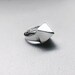 Handmade Sterling Silver Solid Pyramid Ring. - Etsy