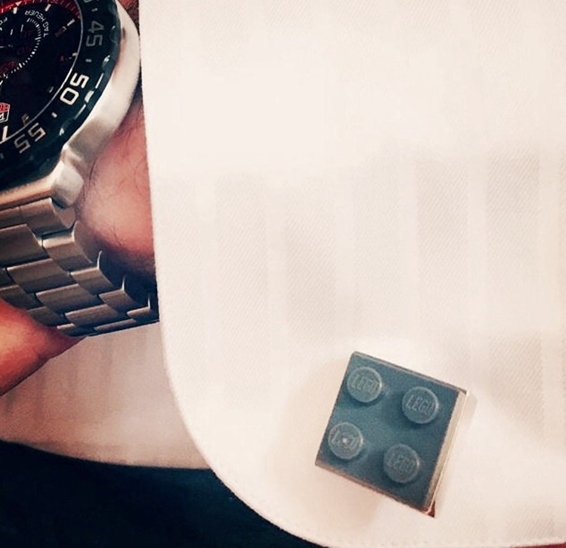 Handmade Sterling Silver Lego Cufflinks - Etsy