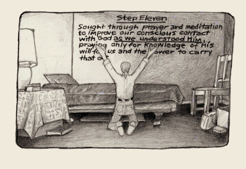 Step Eleven of Thetwelve Steps of Alcoholics Anonymous - Etsy
