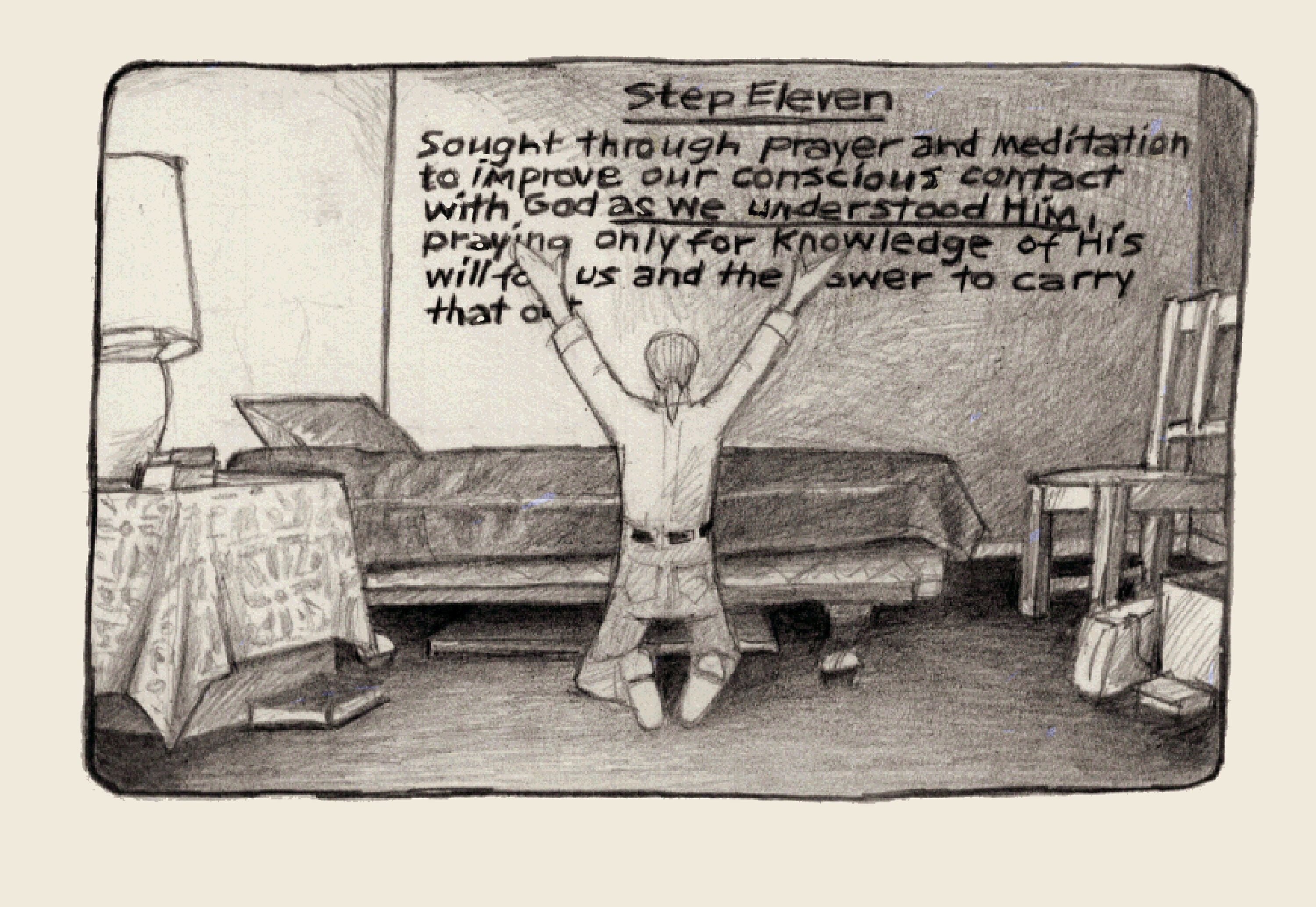 Step Eleven of Thetwelve Steps of Alcoholics Anonymous - Etsy