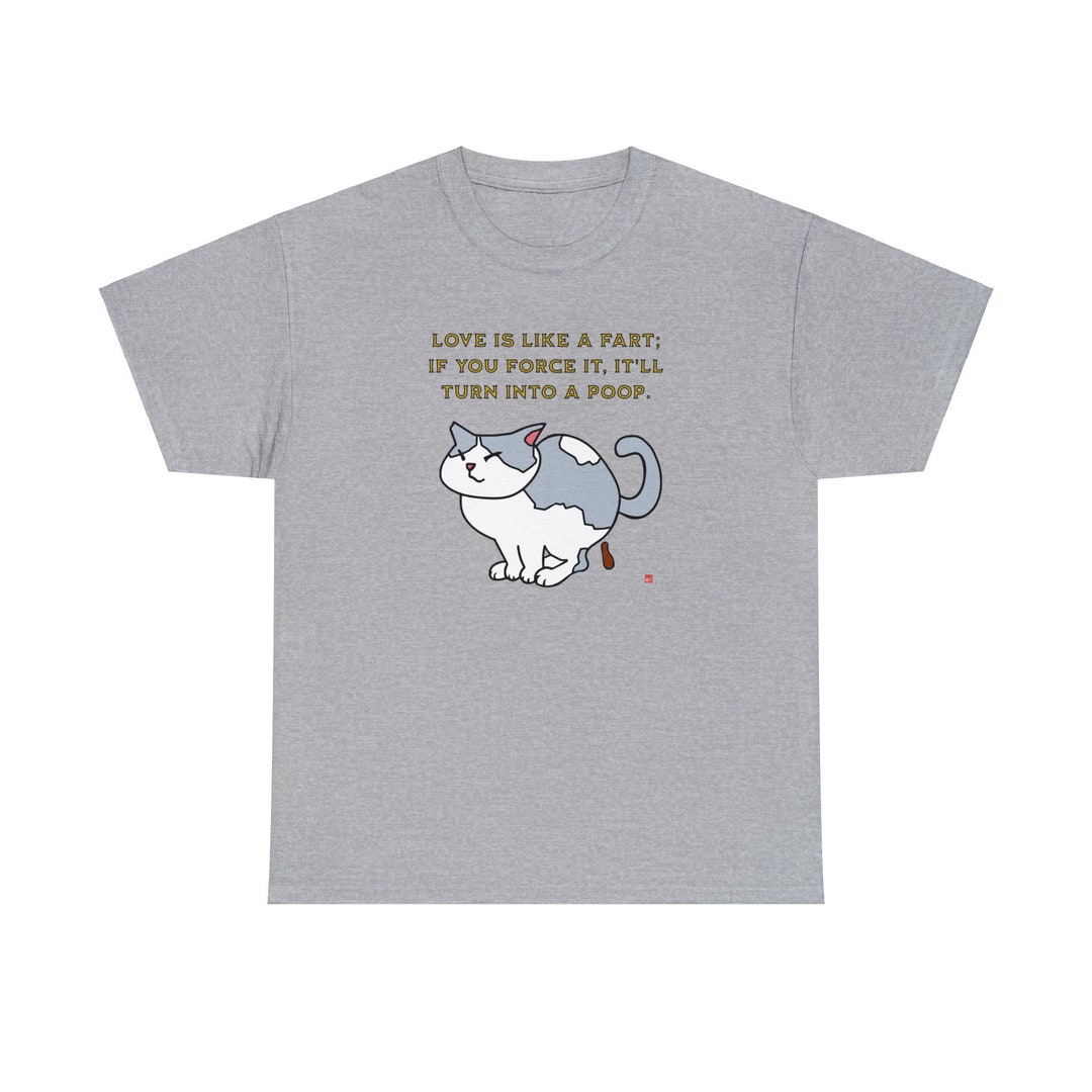 Poop Cat T Shirt - Etsy