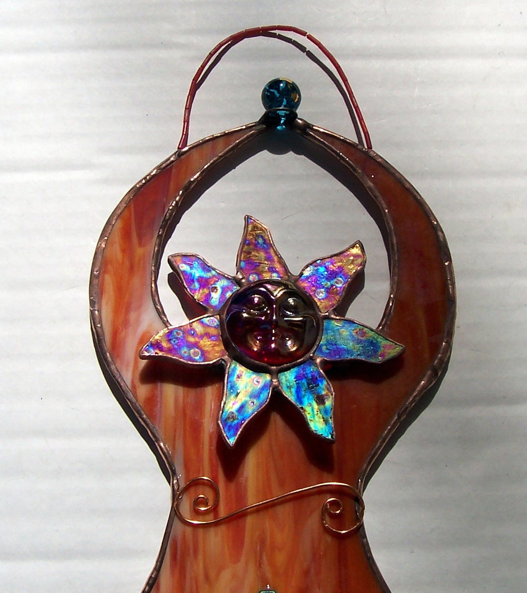 Stained Glass Sun Goddess, Aurora,sol, Marici, Ra, Solar Deity ...